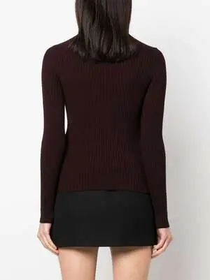 COURREGES Reedition Ribbed Sweater - Brown