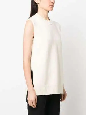 JIL SANDER Cashmere Wool-blend Knit Vest