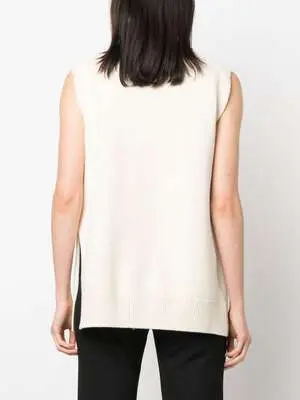 JIL SANDER Cashmere Wool-blend Knit Vest