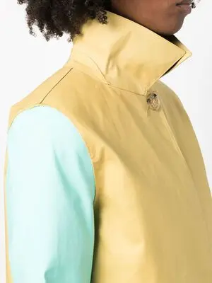 Mackintosh Colour-block Cotton Coat