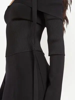 FERRAGAMO Off-shoulder Midi Dress