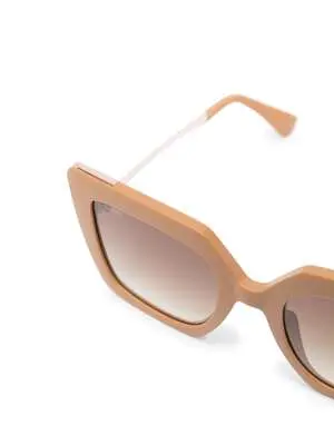Max Mara Square-frame Tinted Sunglasses