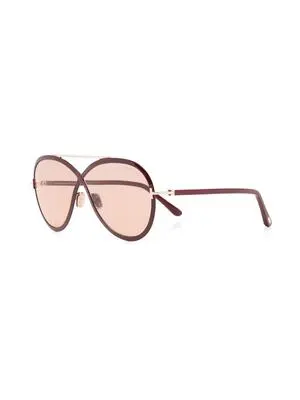 TOM FORD Round-frame Oversized Sunglasses