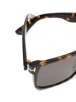 TOM FORD Square-frame Sunglasses - Brown