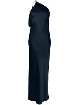 Michelle Mason Single-shoulder Maxi Dress - Blue