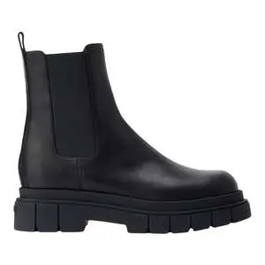 Mackage Ankle-high Leather Chelsea Boots - Coffee