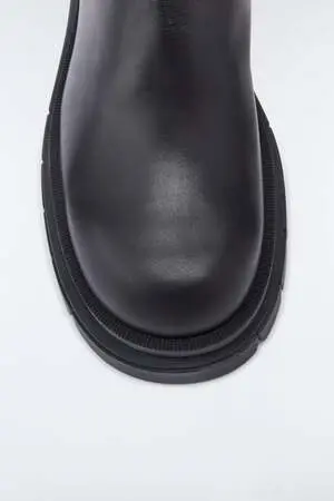 Mackage Storm-u Leather Chelsea Boots - Coffee