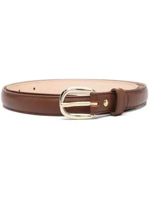 A.p.c. Gold-tone Buckle Belt - Brown