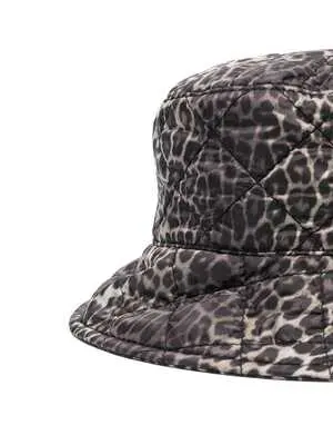 MAISON MICHEL Leopard-print Bucket Hat