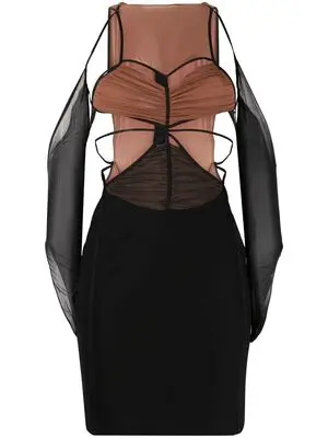 NENSI DOJAKA Cut-out Mini Dress - Black
