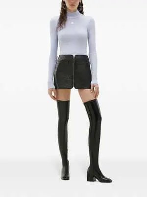 COURREGES Roll-neck Jumper - Purple