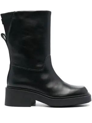 Furla Attitude Leather Mid-calf Boots