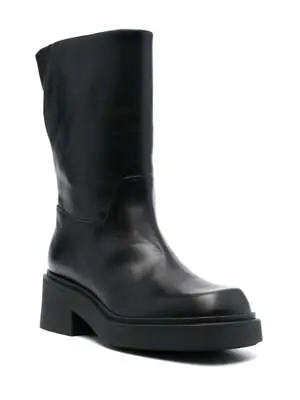Furla Attitude Leather Mid-calf Boots