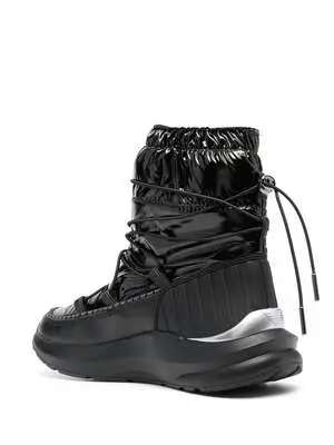 EA7 Logo-print Quilted Snow Boots - Black