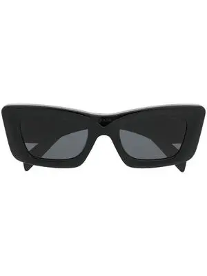Prada Cat-eye Frame Tinted Sunglasses - Black