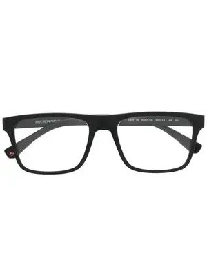 Emporio Armani Rectangular Sunglasses - Black