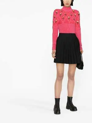 CORMIO Oma Floral-embroidered Jumper - Pink