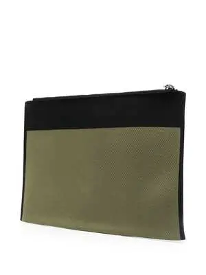 Marni Logo-jacquard Clutch - Green