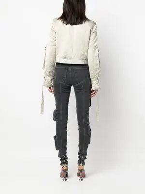 DIESEL® Buckle-strap Detail Cropped Jacket