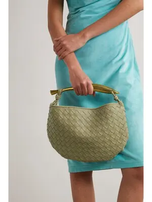 Bottega Veneta Sardine Small Shoulder Bag - Green