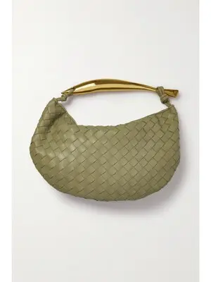 Bottega Veneta Sardine Small Shoulder Bag - Green