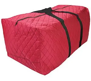 NORTHLIGHT Quilted Red Christmas Holiday Storag E Bag - One-color