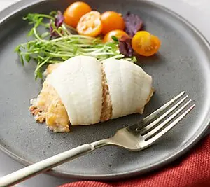 ANDERSON SEAFOODS 5-oz. Stuffed Sole With Scallops & Crab - One-color