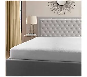 SUPERIOR Waterproof Cotton Mattress Protector, California King - One-color