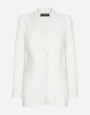 Dolce & Gabbana Two-way Stretch Wool Jacket - Multicolor