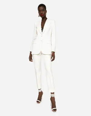 Dolce & Gabbana Two-way Stretch Wool Jacket - Multicolor