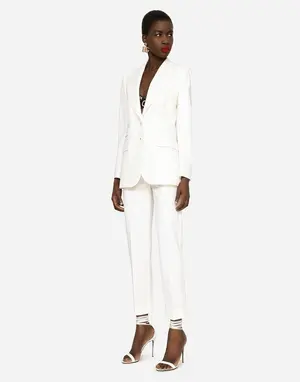 Dolce & Gabbana Two-way Stretch Wool Jacket - Multicolor