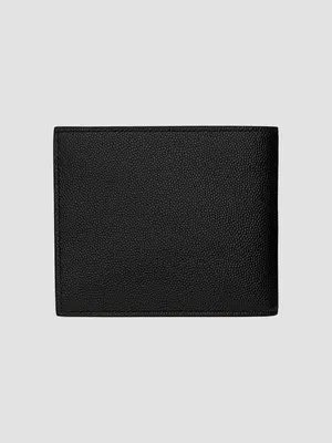 Saint Laurent East West Wallet In Grain De Poudre Embossed Leather