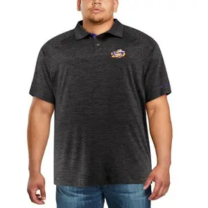 COLOSSEUM Lsu Tigers Big & Tall Down Swing Polo