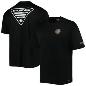 Columbia Atlanta United Fc Terminal Tackle Omni-shade T-shirt - Black