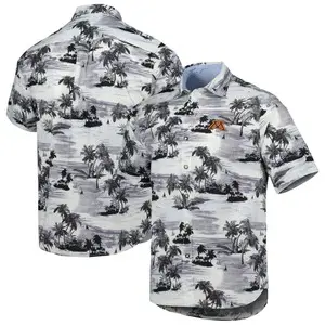 Tommy Bahama Minnesota Golden Gophers Tropical Horizons Button-up Shirt - Black