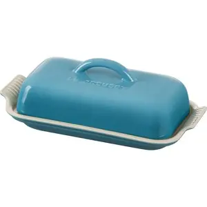 LE CREUSET Heritage Butter Dish Caribbean