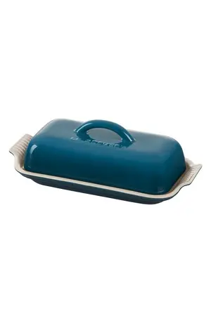 LE CREUSET Heritage Butter Dish Deep Teal