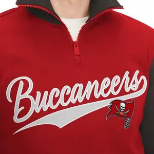 Tommy Hilfiger Tampa Bay Buccaneers Aiden Quarter-zip Sweatshirt