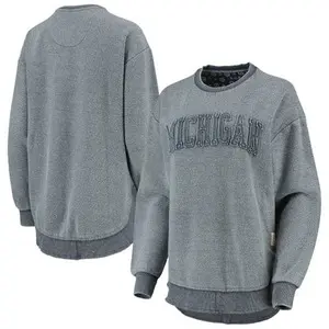 PRESSBOX Michigan Wolverines Ponchoville Pullover Sweatshirt