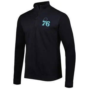 LEVELWEAR Philadelphia 76ers Engineered Knit Quarter-zip Jacket