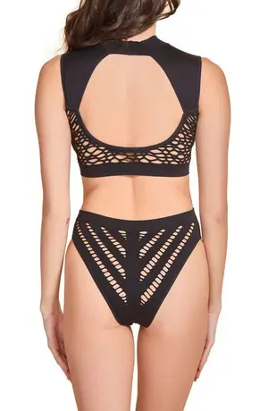 HAUTY Seamless High Neck Bralette & Panties