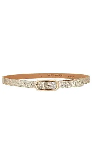 Streets Ahead Belt In Metallic