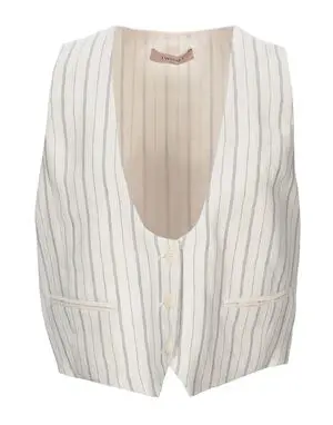 TWINSET Tailored Pinstriped Vest