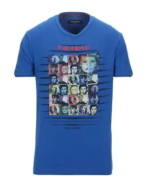 FRANKIE MORELLO T-shirt Size Cotton, Elastane - Blue