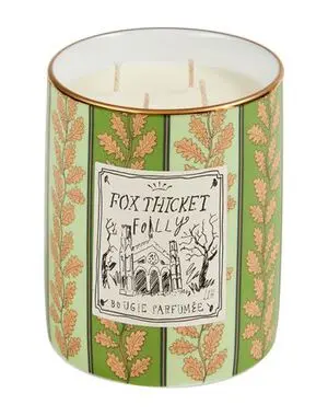 GINORI 1735 Fox Thicket Folly Scented Large Candle Gr 700 Candle Porcelain, Natural Wax