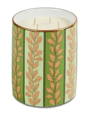 GINORI 1735 Fox Thicket Folly Scented Large Candle Gr 700 Candle Porcelain, Natural Wax