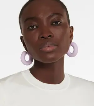 JW Anderson Logo Hoop Earrings