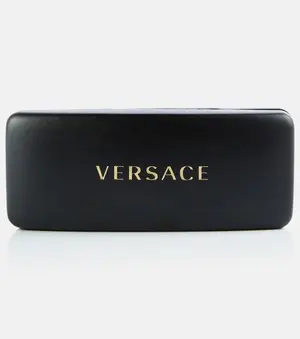 Versace Embellished Round Frame Sunglasses - Pink