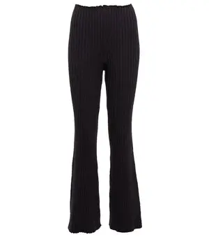 THE ROW Bija Cashmere Flared Pants