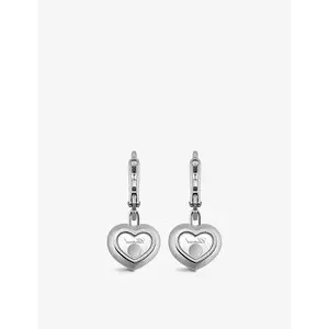 Chopard Happy Diamonds 18ct White-gold And Diamond Earrings